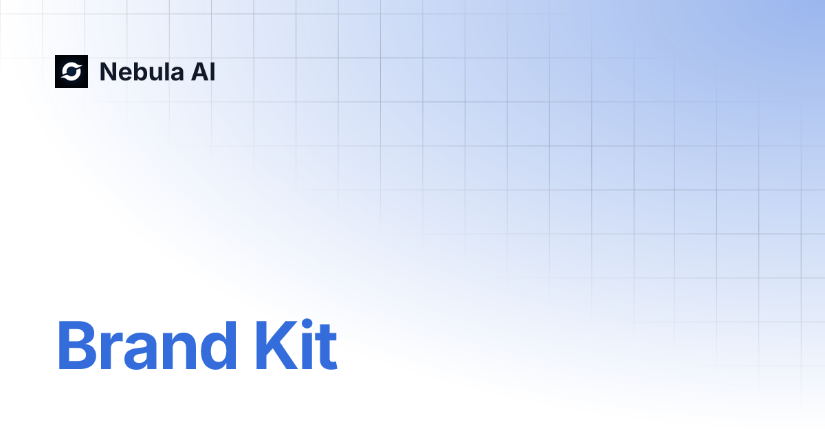 Brand Kit | Nebula AI